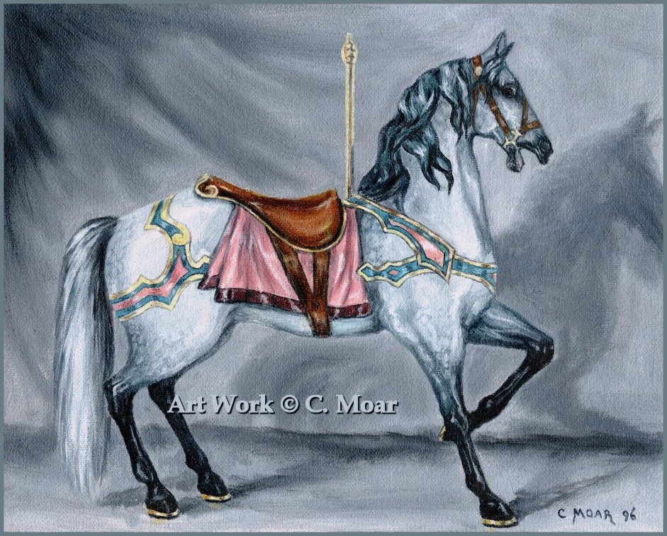 Carousel Horse Drawing
