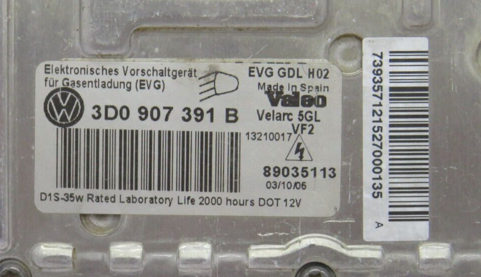 ⭐ Centralita Freno Xenón VW / AUDI 3D0907391B 3D0 907 391 B 89035113 ...