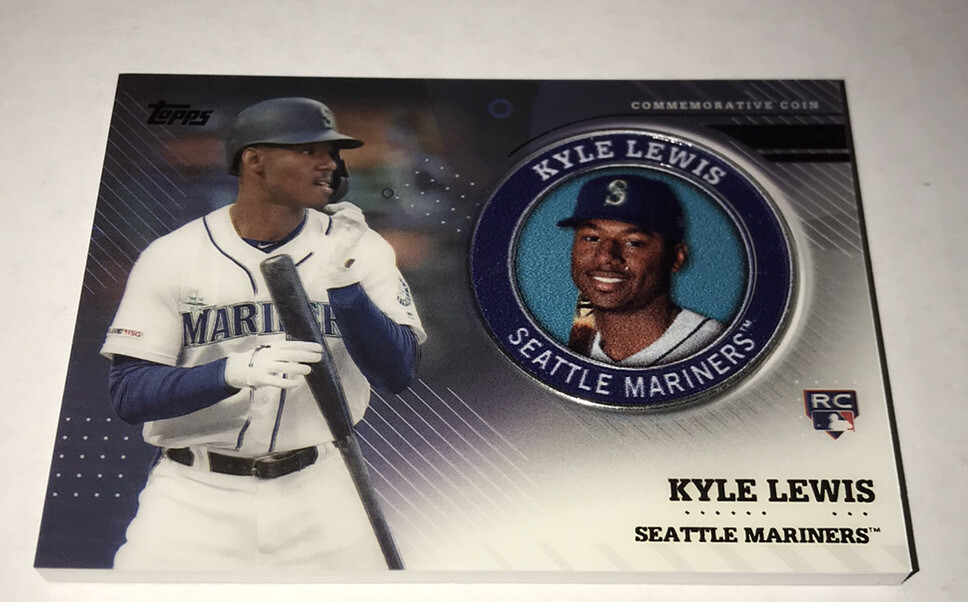 2020 Topps Series 2 Kyle Lewis Rookie Commemorative Coin Card ...
