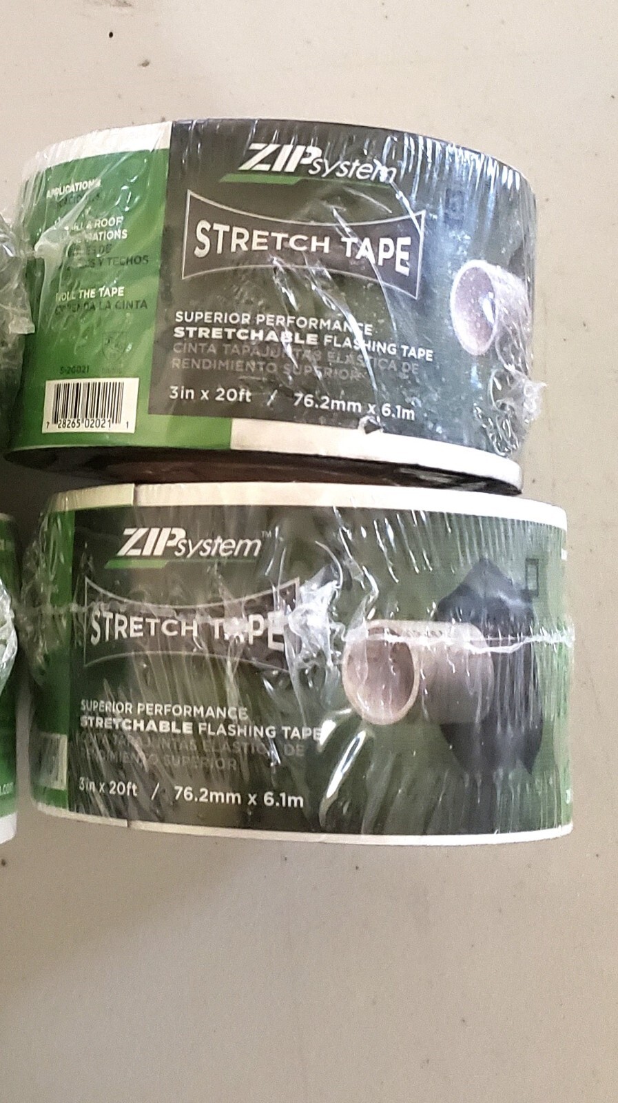 Huber ZIP System Self-Adhesive 3.75 in x 90 ft Flashing Tape for sale ...