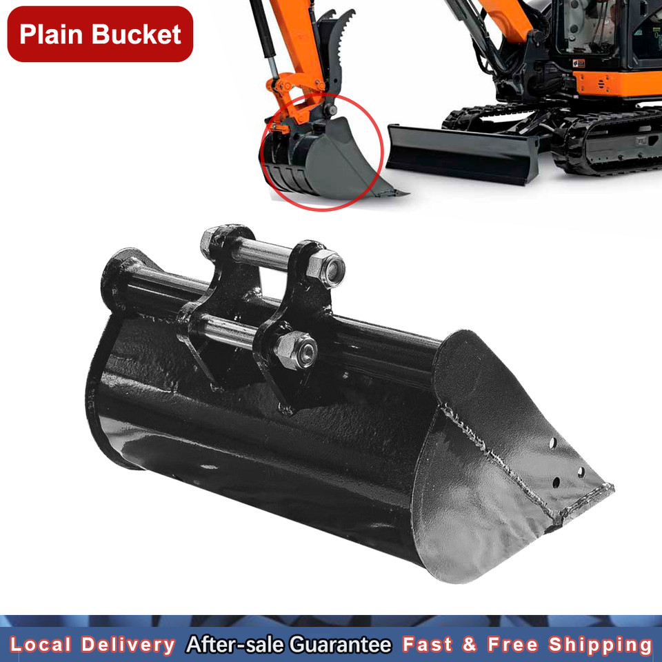 500mm Plain Bucket Grading Flat Attachment Fit Mini Excavators Mini ...