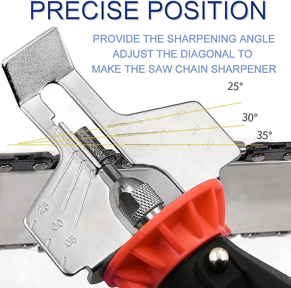 Chainsaw Teeth Sharpener Kit Sharpens Saw Chain Sharpening Tools System Grinding | eBay