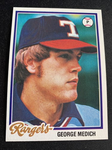 1978 Topps Baseball Card #583 George Doc Medich Texas Rangers NMMt Free ...