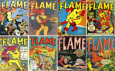 1940 - 1955 The Flame Comic Book Package - 9 eBooks on CD | eBay