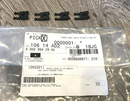 BRAND NEW SET OF 4 - 1995-2000 Mercedes C220 C230 C280 NUTS, 0029942945 ...
