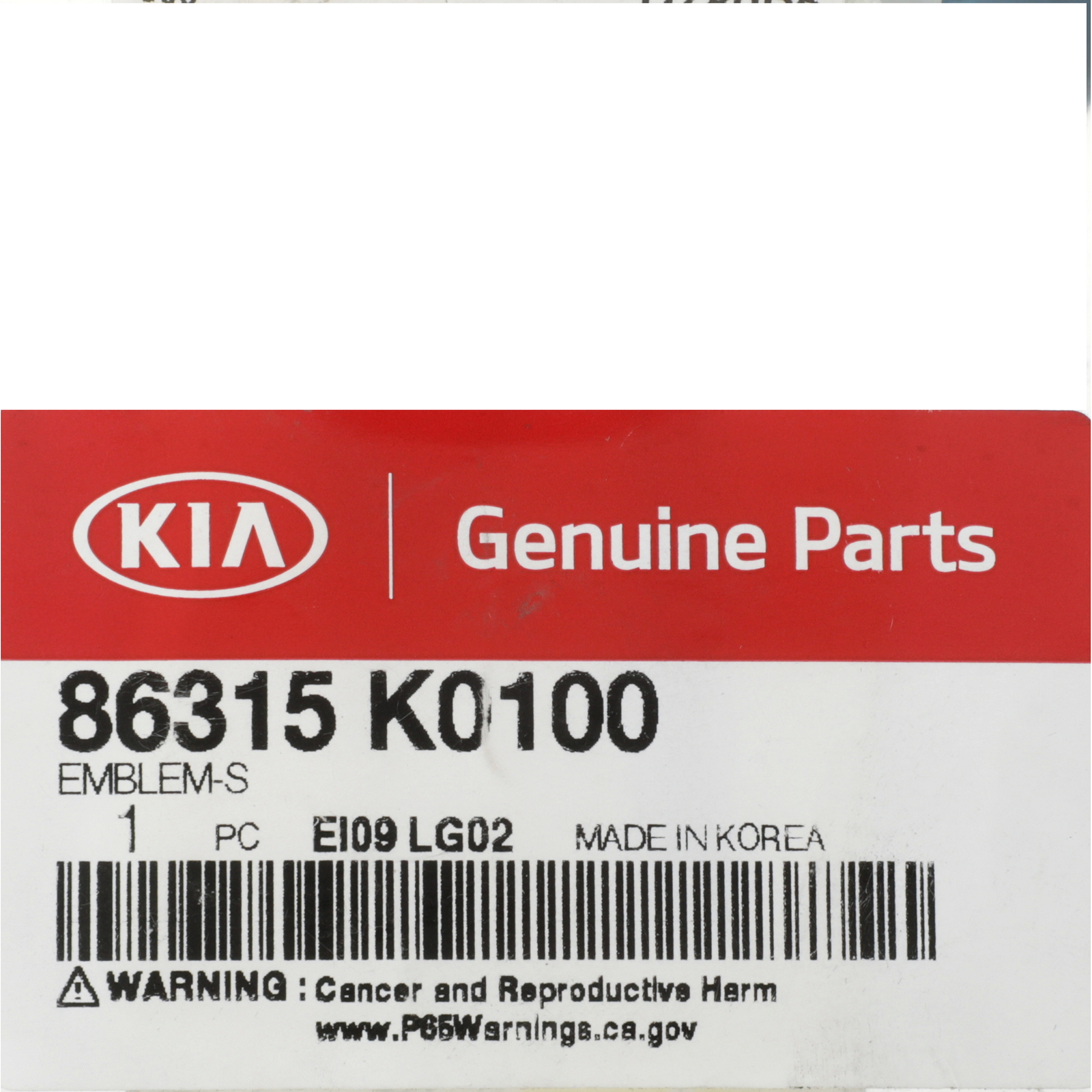 OEM NEW 2020-2022 Kia Soul Rear S Emblem Badge Nameplate Red 86315 ...