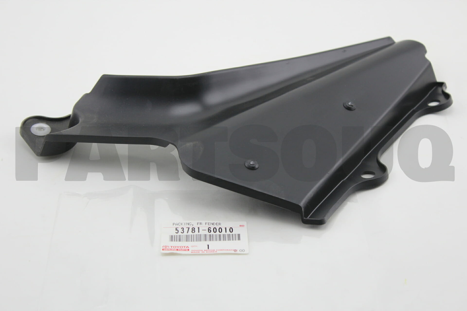 5378160010 Genuine Toyota PACKING, FRONT FENDER APRON TRIM, A 53781 ...