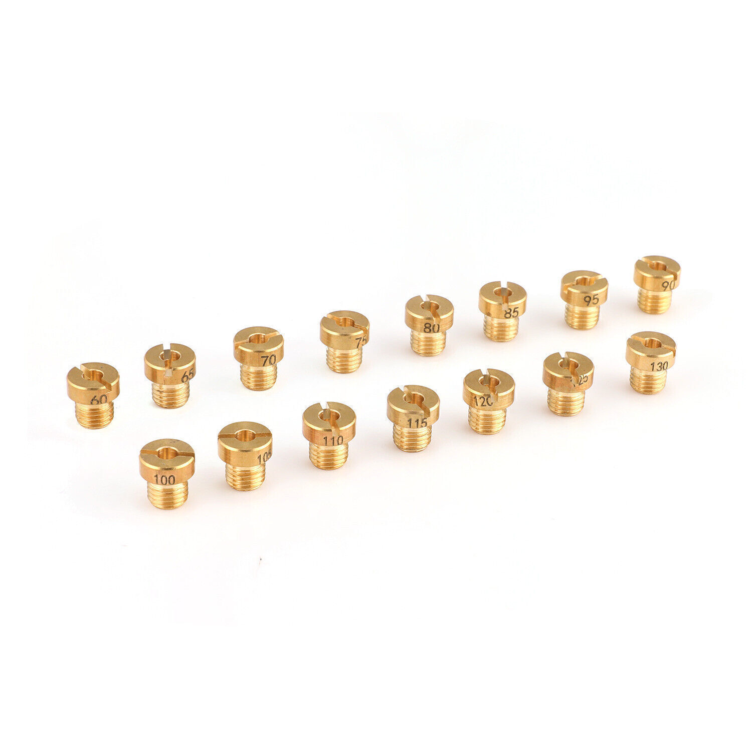 25x main jet 55-115 M6 for Dellorto & Mikuni carburetors 6mm main jets ...