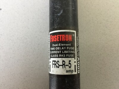 FUSETRON FRS-R-5 5 AMP 600 VOLT FUSE | eBay
