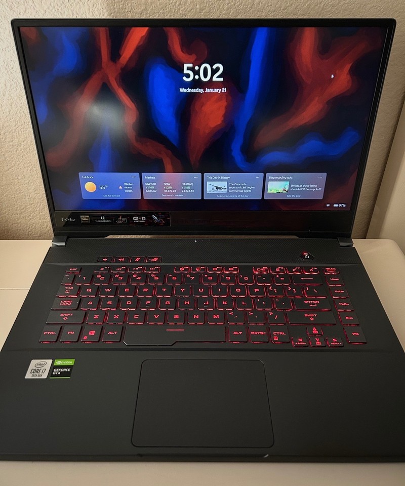 ASUS ROG Zephyrus M15 15.6" (512GB, Intel Core i7 10th Gen., 16GB ...