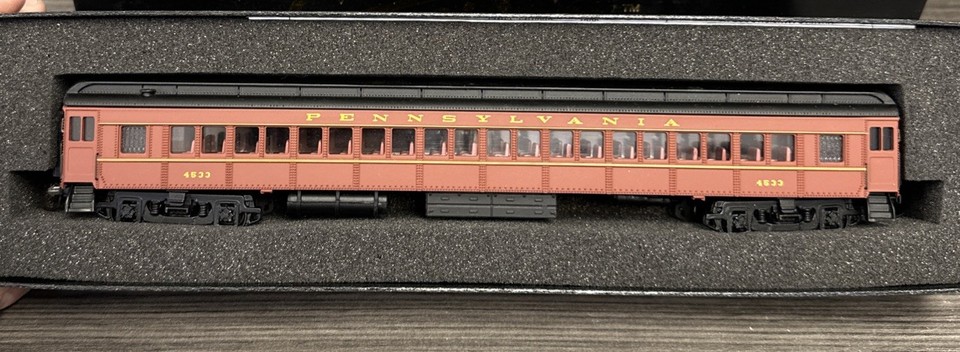 Bachmann Spectrum HO Scale #89242 Coach PRR #4533 Post War Preowned | eBay