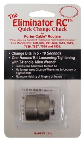 SHA0002 The Eliminator RC Quick Change Chuck Porter-Cable Routers 630 ...