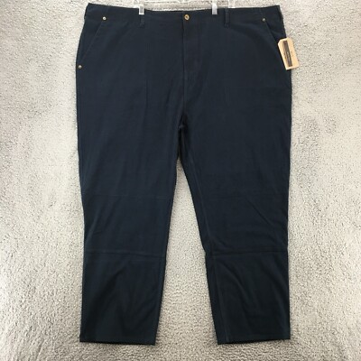 Frye And Co. Ankle Trouser Pants Womens 52x30 Blue High Rise Side ...