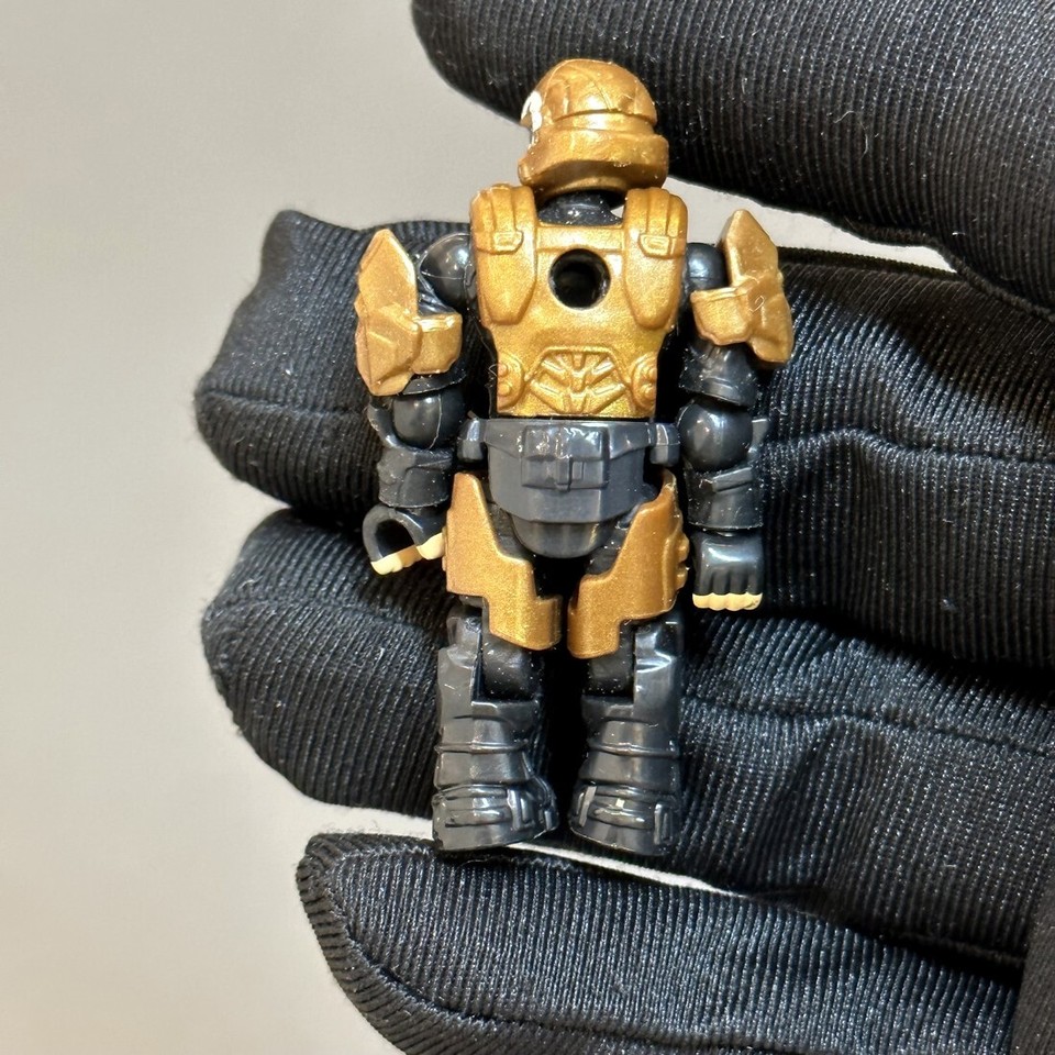 RARE HALO MEGA BLOKS UNSC COPPER SHARK PADPRINT ODST Blue FIGURE TOYS ...