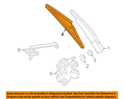 MERCEDES OEM 2016 B250e Wiper-Rear Window Blade 2468201045 | eBay
