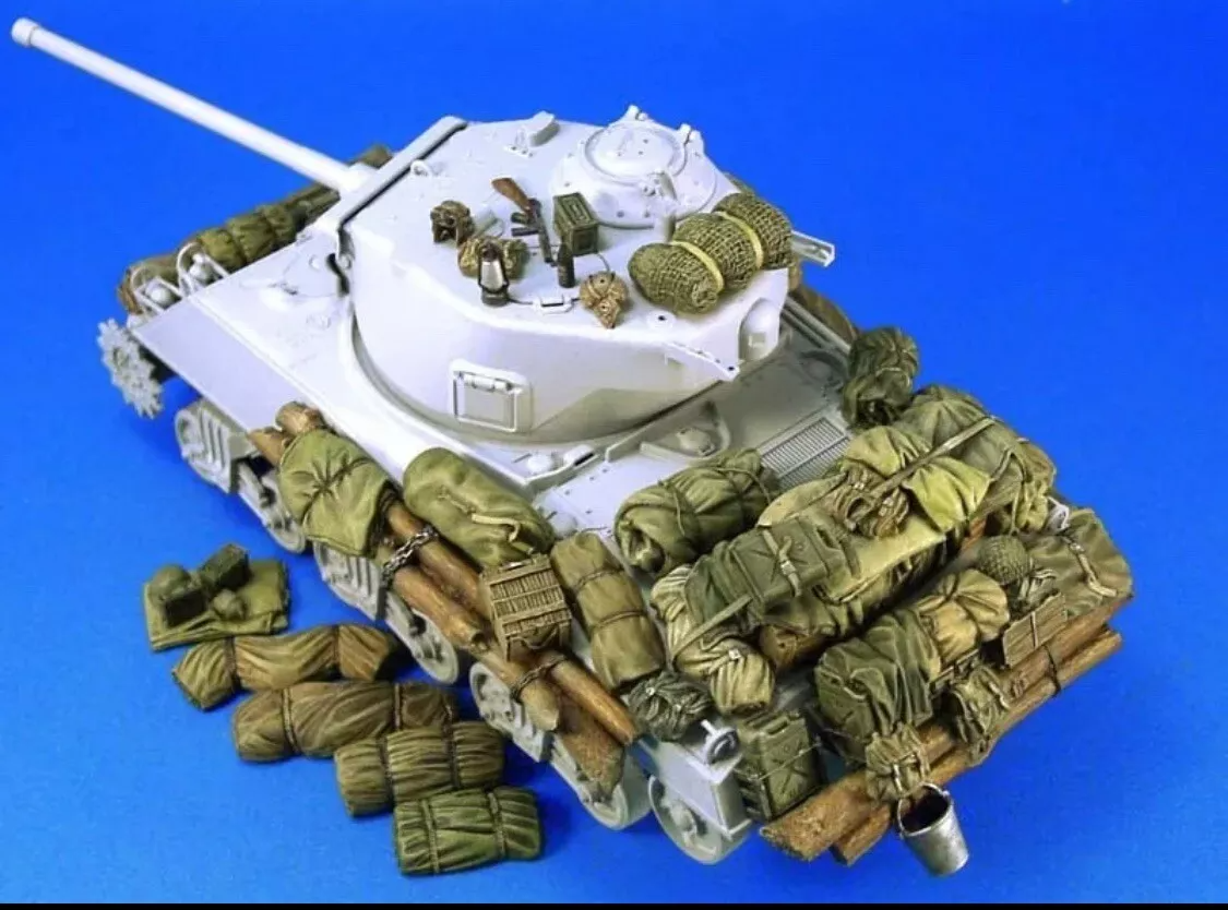 1/35 Resin Stowage Supplies for US M4 Sherman Tank Unpainted 1544-45 | eBay
