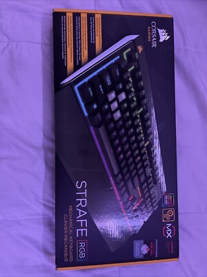 Corsair Strafe RGB Mechanical Gaming Keyboard Cherry MX Wired Red ...