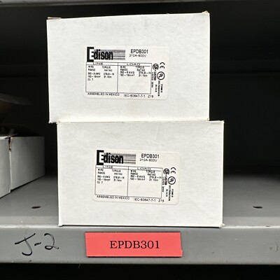 Lot of 3 New Edison EPDB301 Power Distribution Block 310amps,600 Volt ...