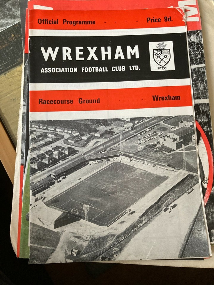 Wrexham HOME & AWAY programmes 1960s 1970s 1980s 90s League & Cup ...