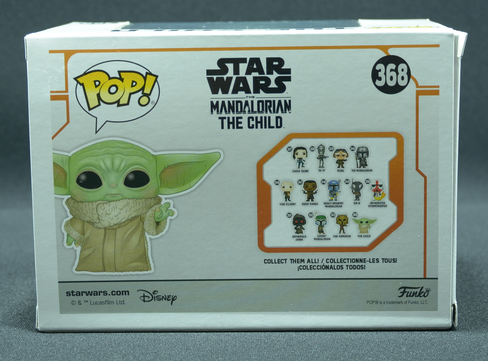 Funko POP Star Wars The Child 368 Mandalorian Baby Yoda Grogu NEW OVP ...