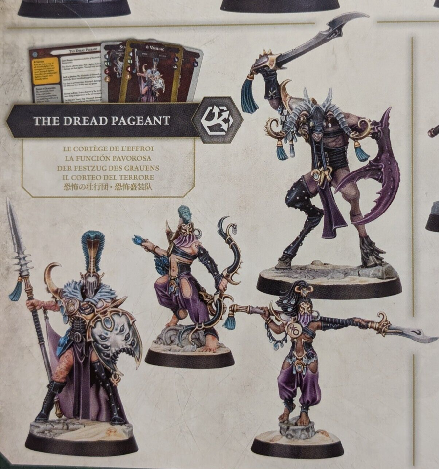 The Dread Pageant Warband; Warhammer Underworlds Embergard, Slaanesh ...