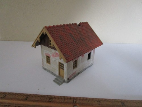 Vintage Built HO 1/87 Scale Rural House Building For Train Layout | eBay
