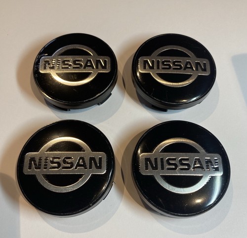 Nissan Black Wheel Center Caps 60mm 4pc 350Z 370Z S15 S13 Cap | eBay ...