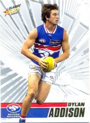 2008 AFL SELECT CLASSIC COMMON CARD #158 Dylan Addison - Western ...