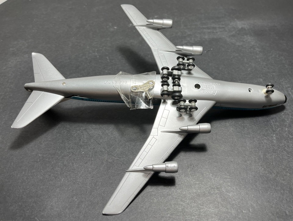 Schuco Wind Up 1025 Pan Am Boeing 747 Jumbo Jet With Key Rare 1970's ...