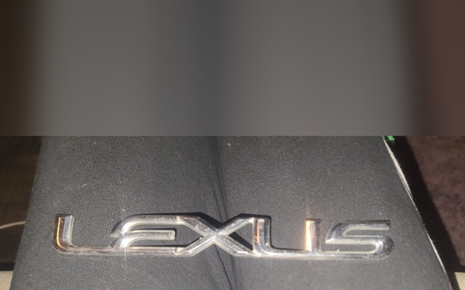 Lexus Rear Trunk Emblem Badge Logo Nameplate Set Chrome OEM 2001-2005 ...
