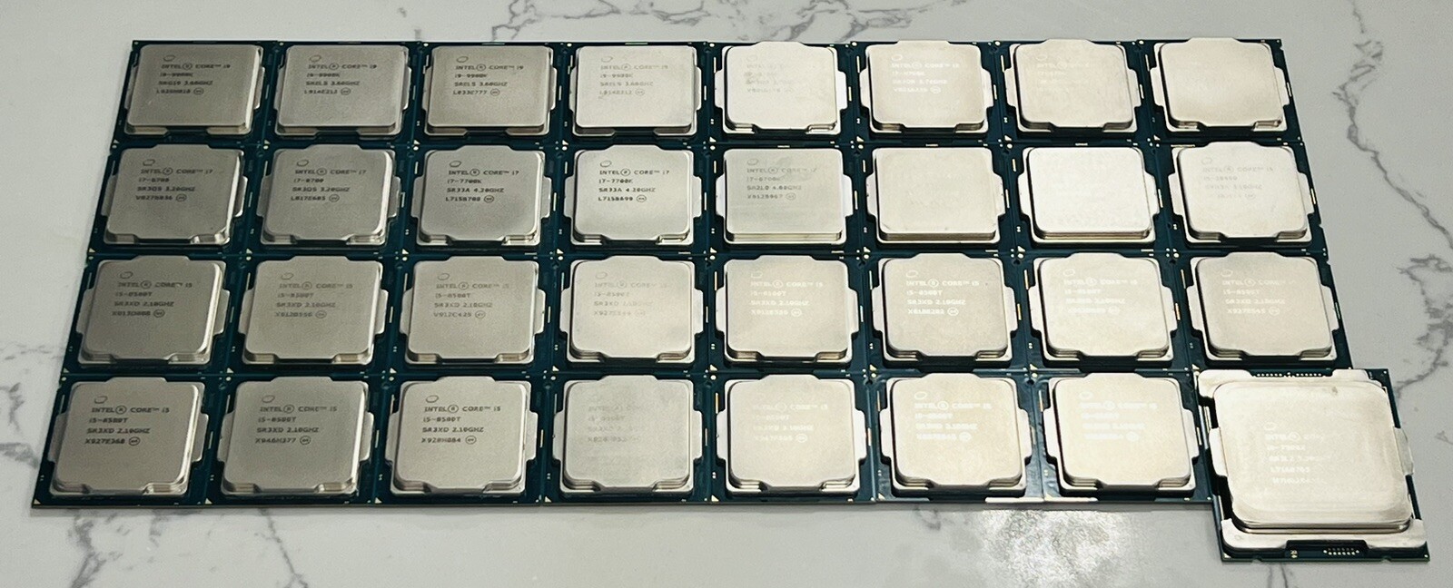 Lot of 32 Intel Core i9/i7/i5 10th/9th/8th/7th/6th Generation ...