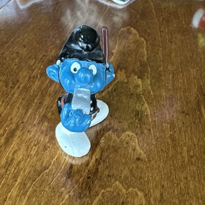 Smurfs 20123 Policeman Smurf Police Figure Cop Whistle Vtg Schleich ...