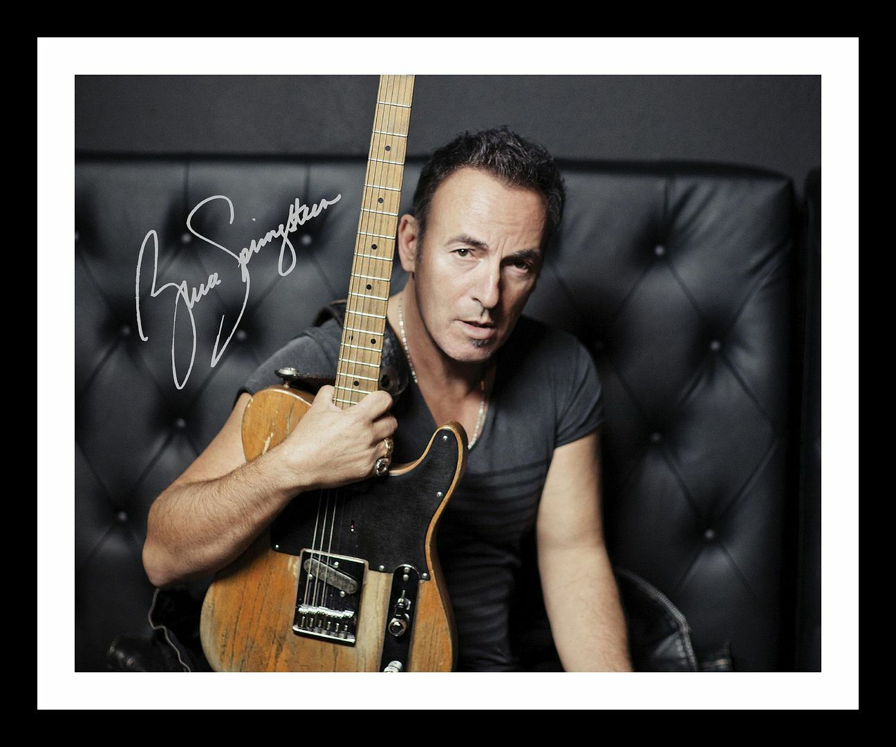 Bruce Springsteen Autograph Signed & Framed Photo 1 | eBay UK