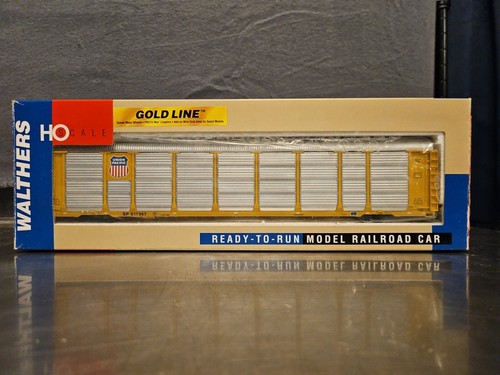 HO Scale Walthers Gold Line 932-4878 UP Union Pacific 89' Auto Carrier ...