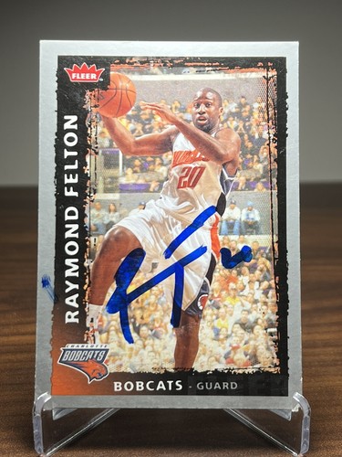 Raymond Felton Signed Autographed 2009 Fleer Basketball Card #78 ...