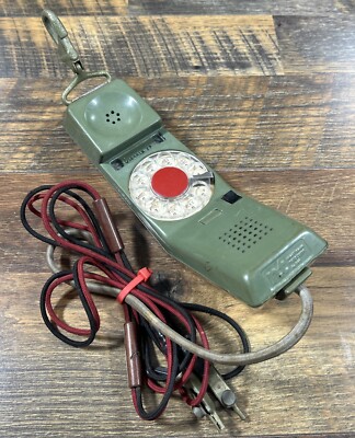 Vintage Northern Telecom Lineman Test Phone Rotary Telephone Butt Set ...