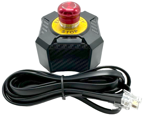 Fanatec Podium Kill Switch Emergency Stop Safety Button - Carbon Fiber ...