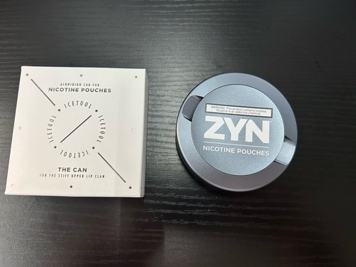 Authentic Metal ZYN Can Grey New in Box | eBay