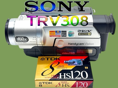 Sony Steady Shot CCD-TRV308 Handycam Vision Digital Hi8 Video Camera ...