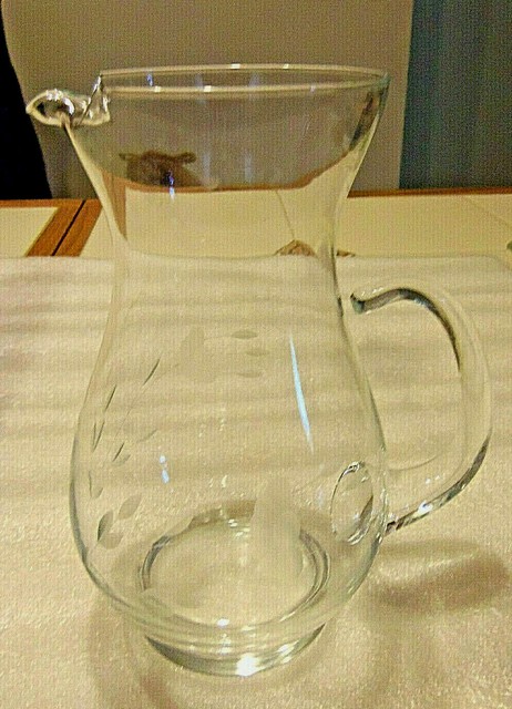 Princess House PITCHER Crystal --Heritage Pattern | eBay
