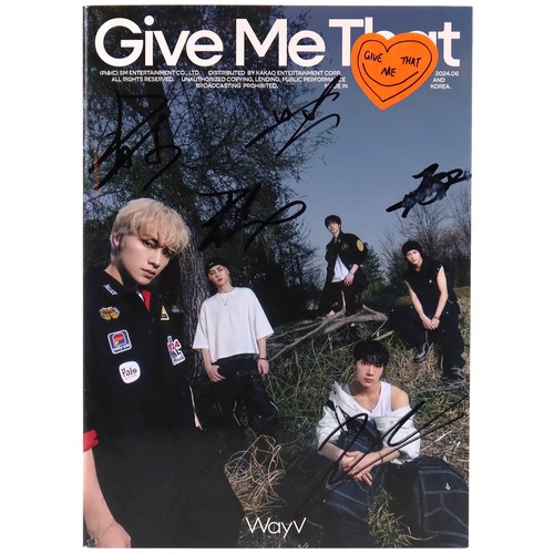WayV - Give Me That Signed Autographed 5th Mini Album CD Promo K-Pop ...