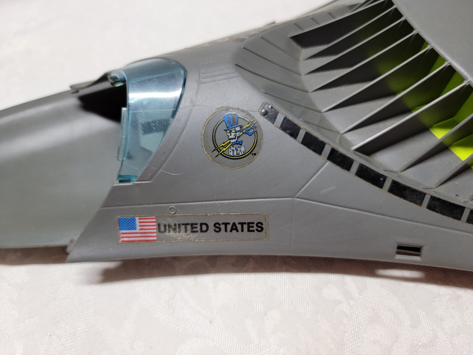 Vtg 1988 GI JOE Hasbro Phantom X19 Cobra Ghost Rider Arah Plane ...