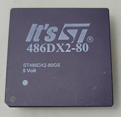 Vintage Rare It's ST 486DX2-80 ST486DX2-80GS Processor Collection/Gold ...