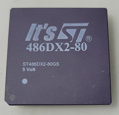 Vintage Rare It's ST 486DX2-80 ST486DX2-80GS Processor Collection/Gold ...