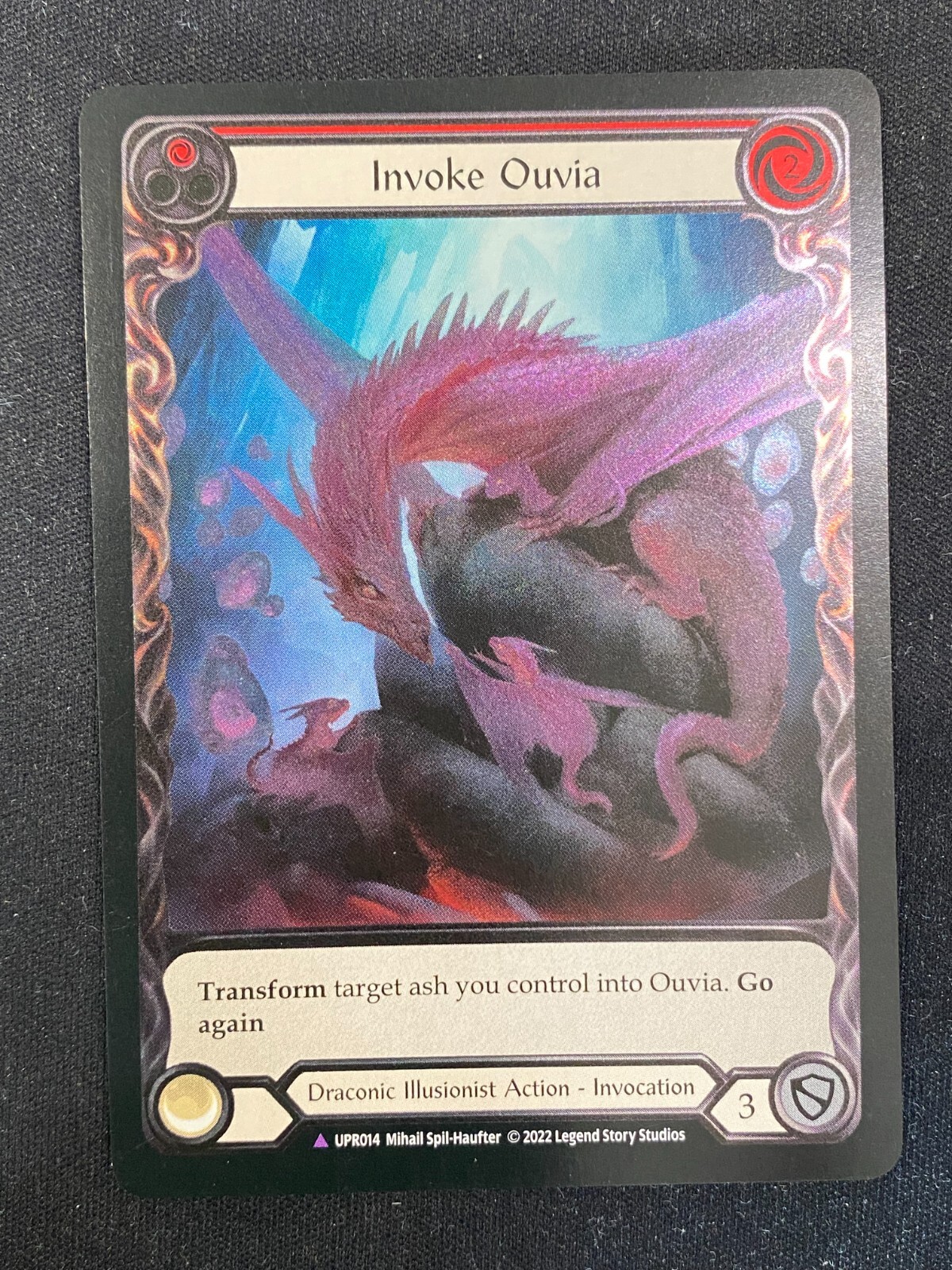 Invoke Ouvia / Ouvia MARVEL COLD FOIL - Uprising (Flesh Blood FAB) | eBay