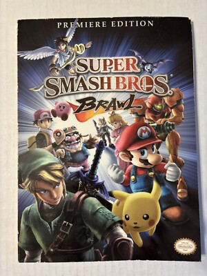 Super Smash Bros Brawl Strategy Guide Premiere Edition Prima *No Poster ...