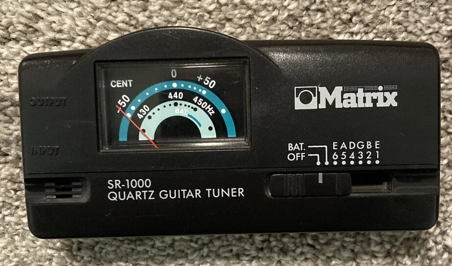 Matrix Sr-1000 Quartz Guitar Tuner SR1000 for sale online | eBay