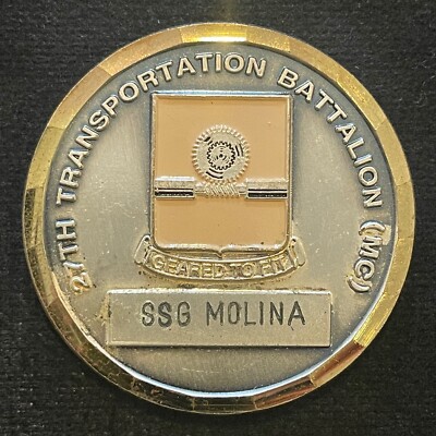 27th Transportation Battalion Commander's Challenge Coin | eBay
