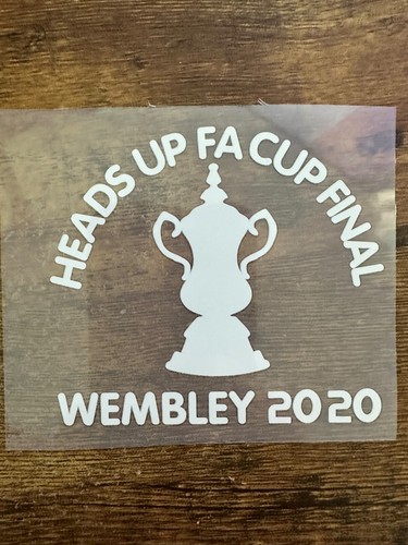 Heads Up FA Cup final 2020 game info patch- Arsenal | eBay