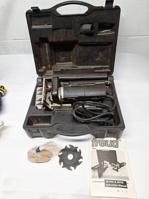 Freud Corded Electric 4" Biscuit Joiner Model JS100A with Case Biscuits ...